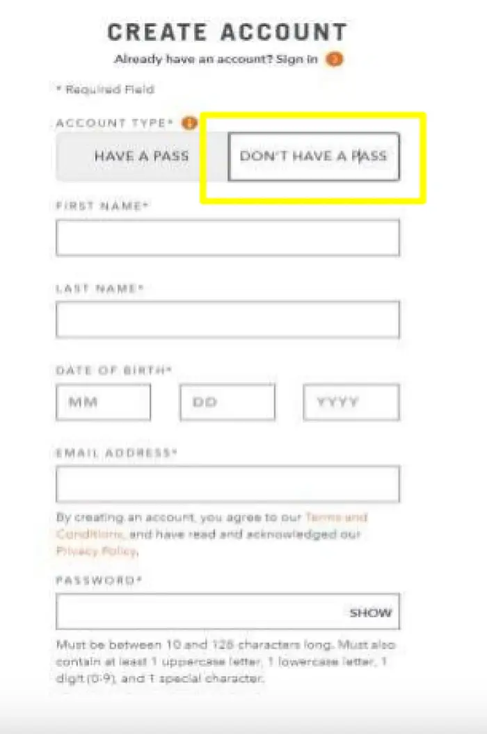 Creating Your Epic Pass Account - Rocky Mountain Getaways